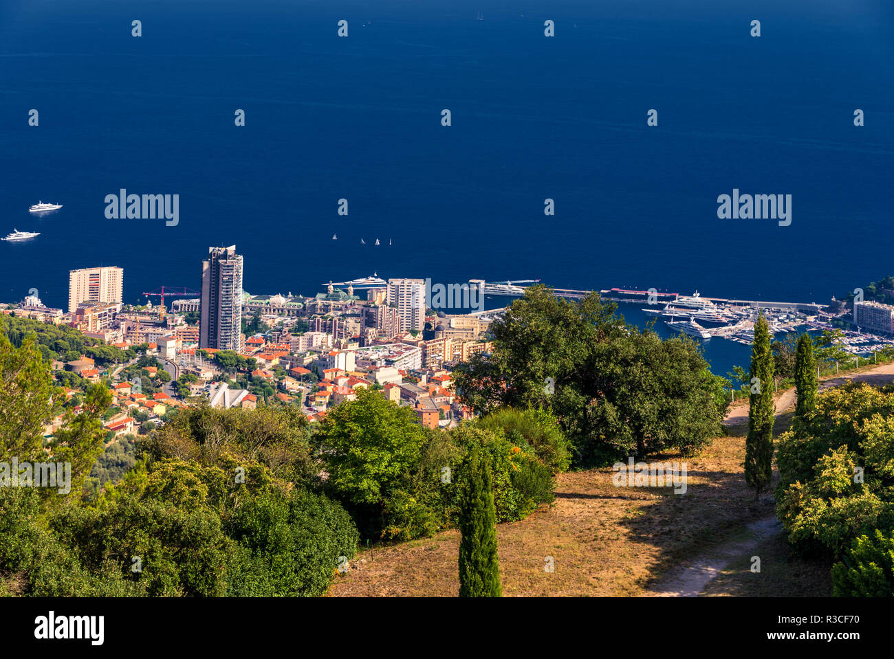 skyscraper in monaco Stock Photo - Alamy