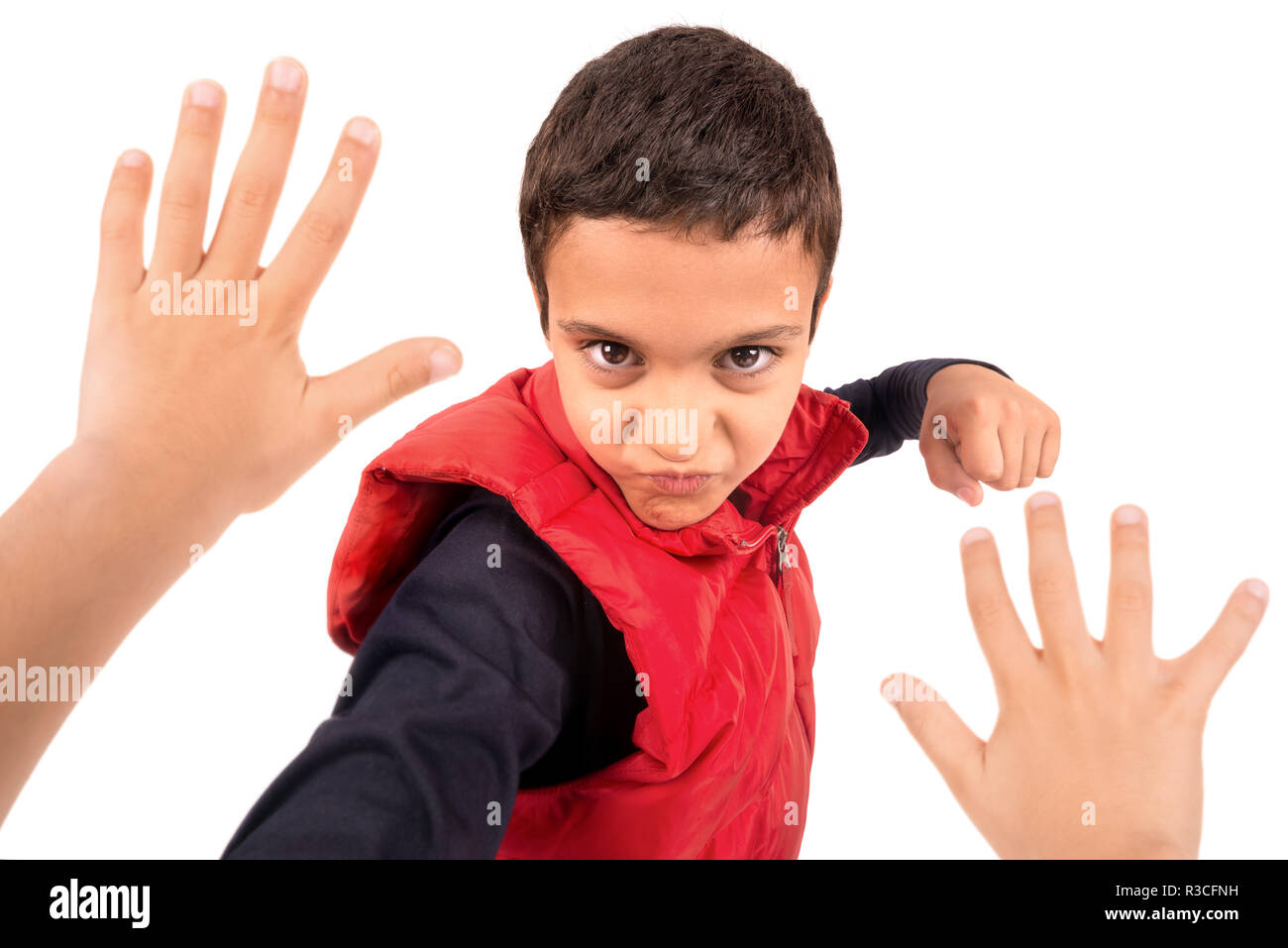 Teens pointing bully hi-res stock photography and images - Alamy