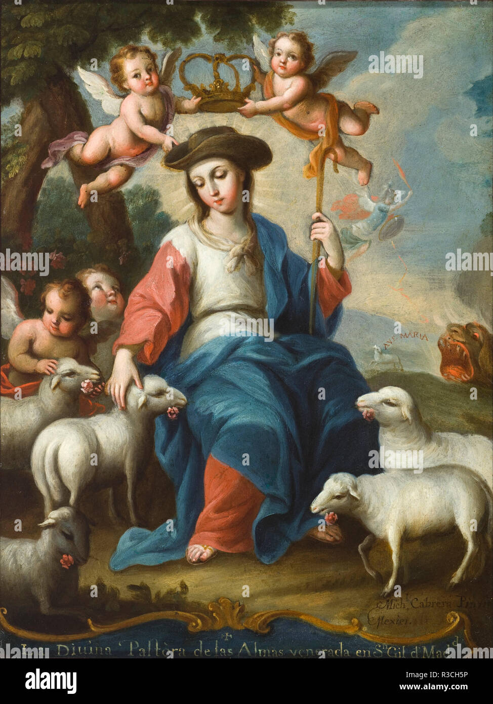 The divine shepherdess 1760 oil hi-res stock photography and images - Alamy