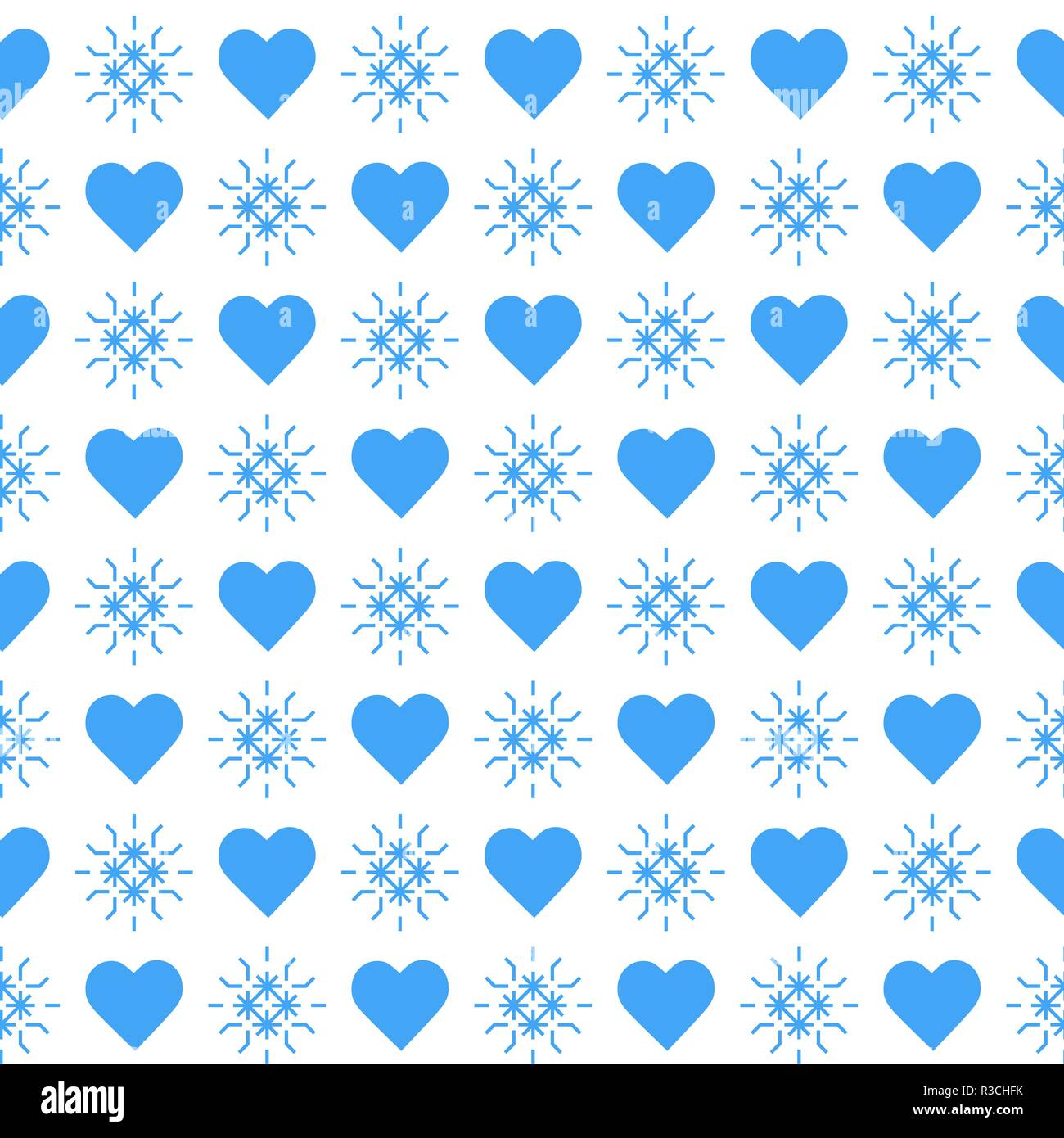 Cute seamless pattern with hearts. Happy Valentine's Day. Romantic ...