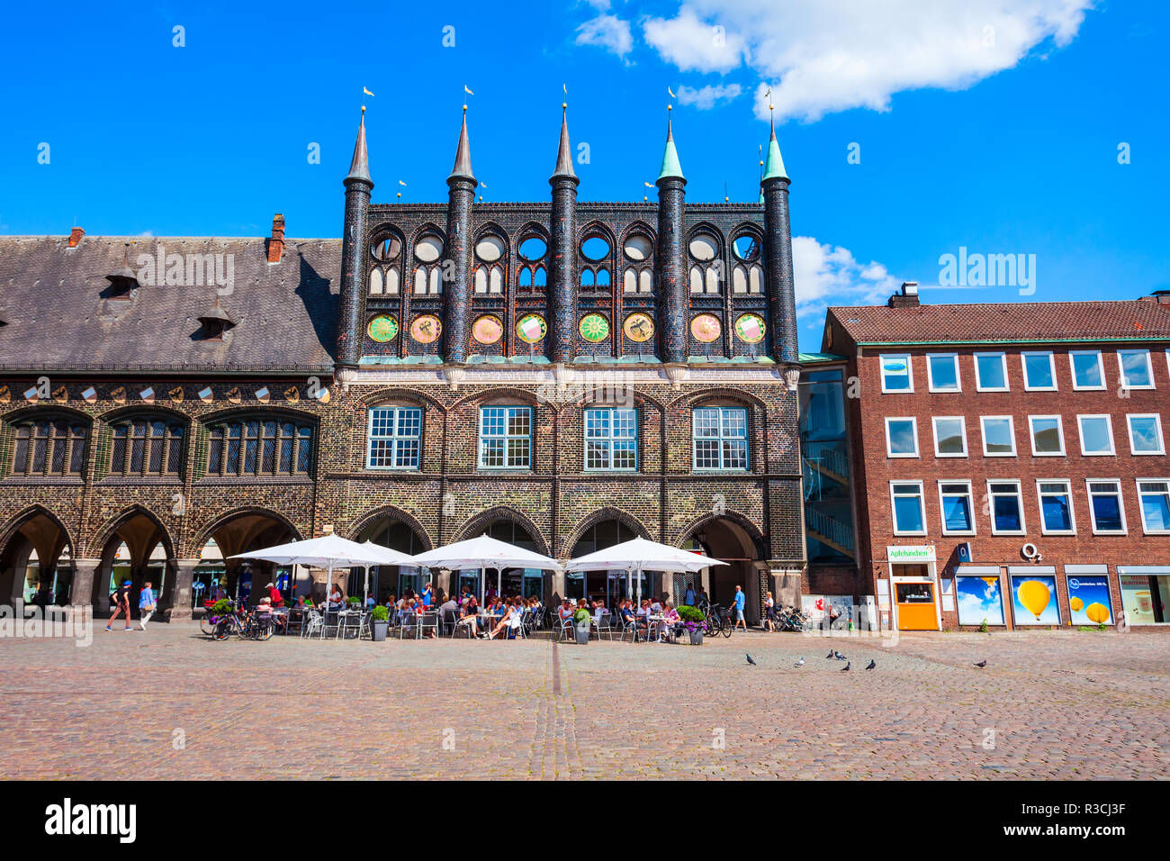 Lubecker rathaus lubeck town hall hi-res stock photography and images ...
