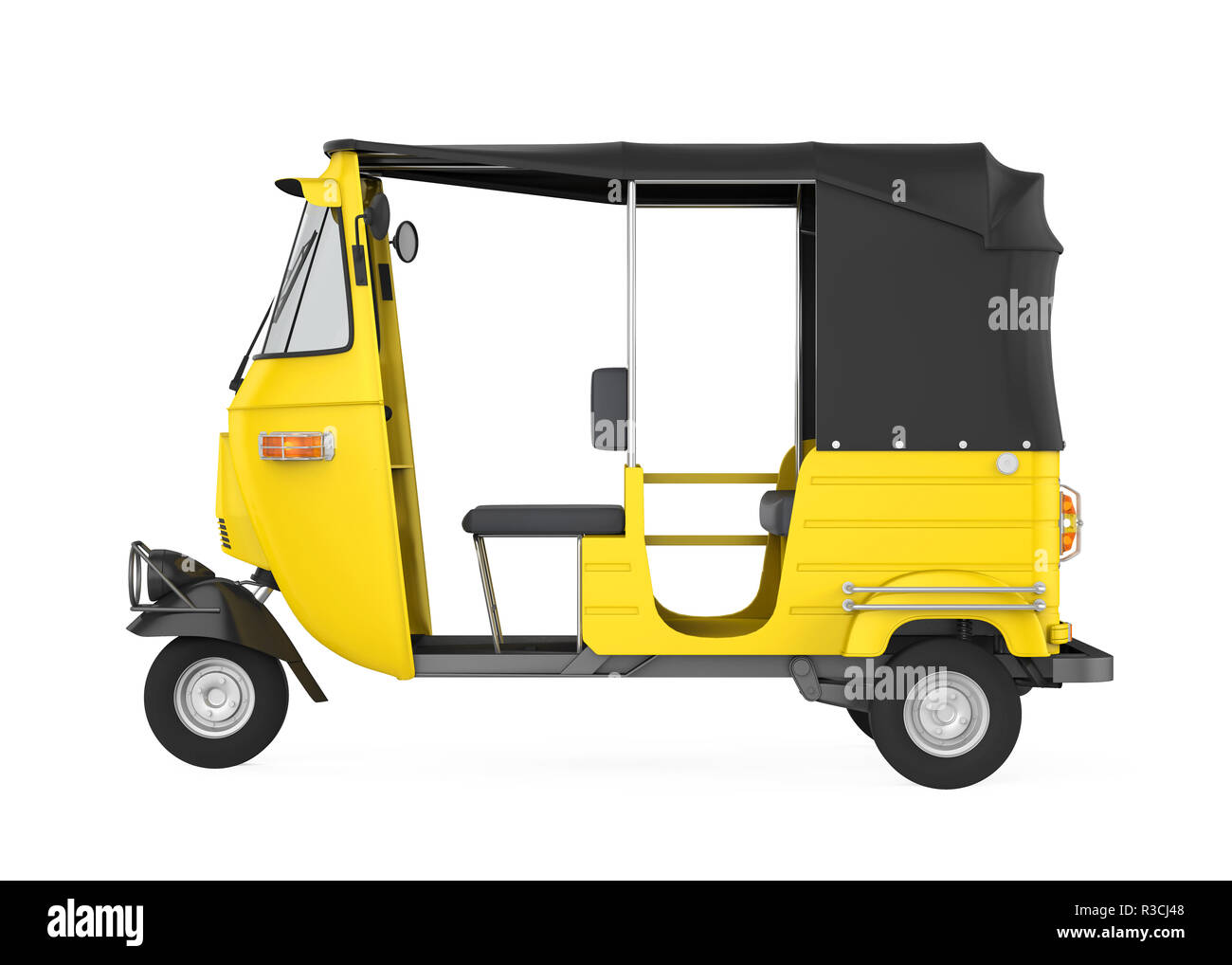 Auto Rickshaw Isolated Stock Photo - Alamy