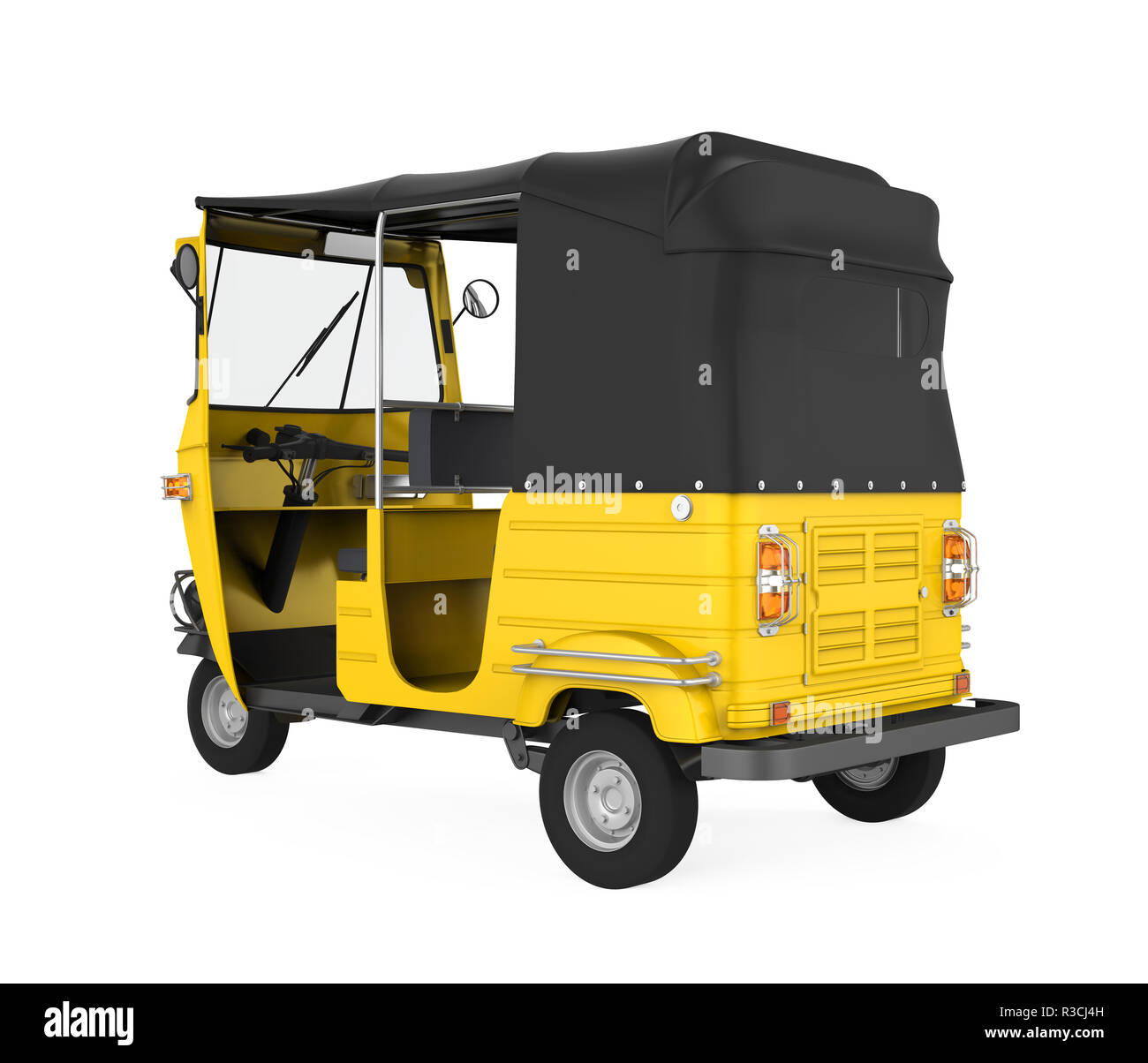 Auto Rickshaw Isolated Stock Photo - Alamy