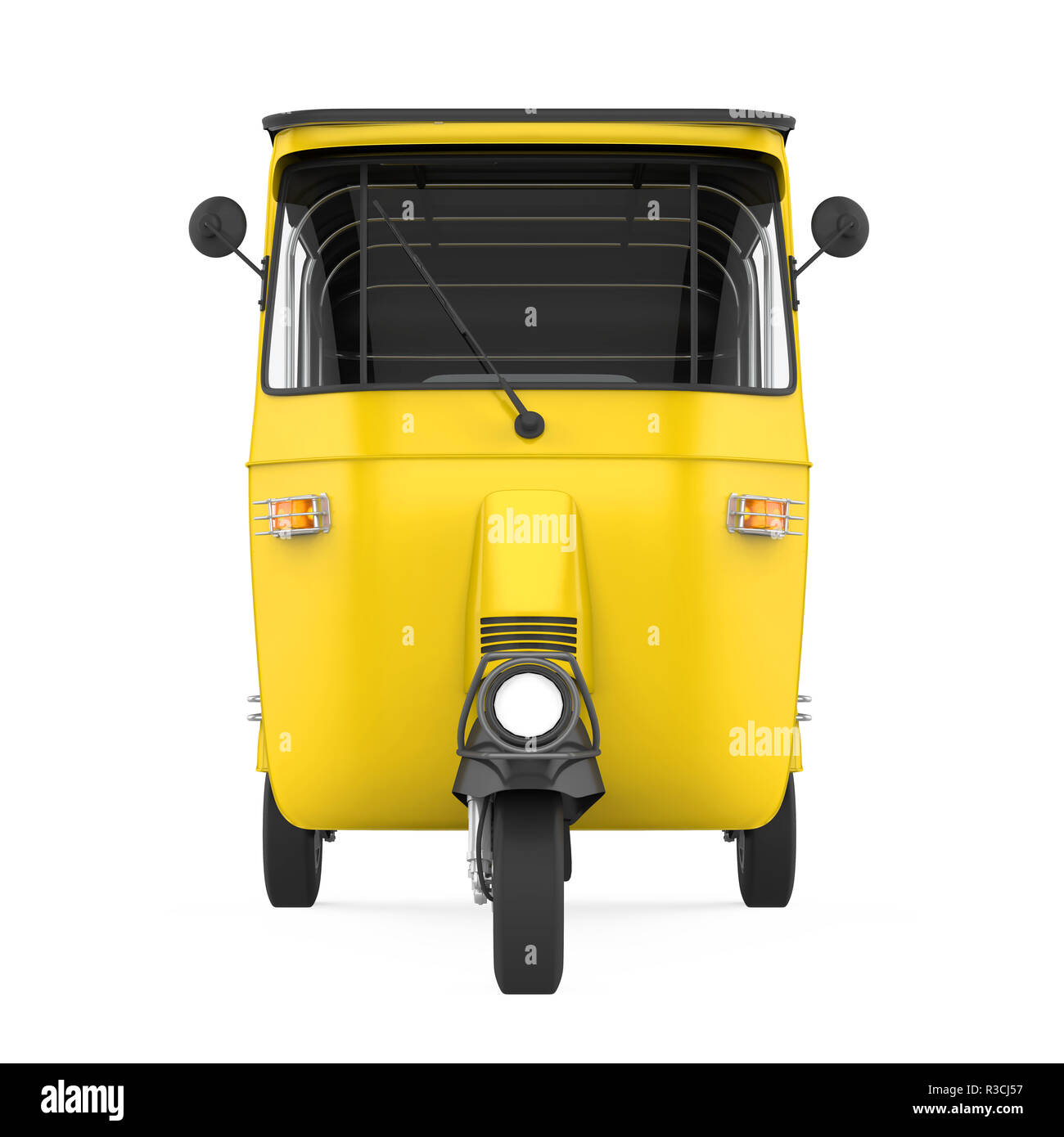 Auto Rickshaw Isolated Stock Photo - Alamy