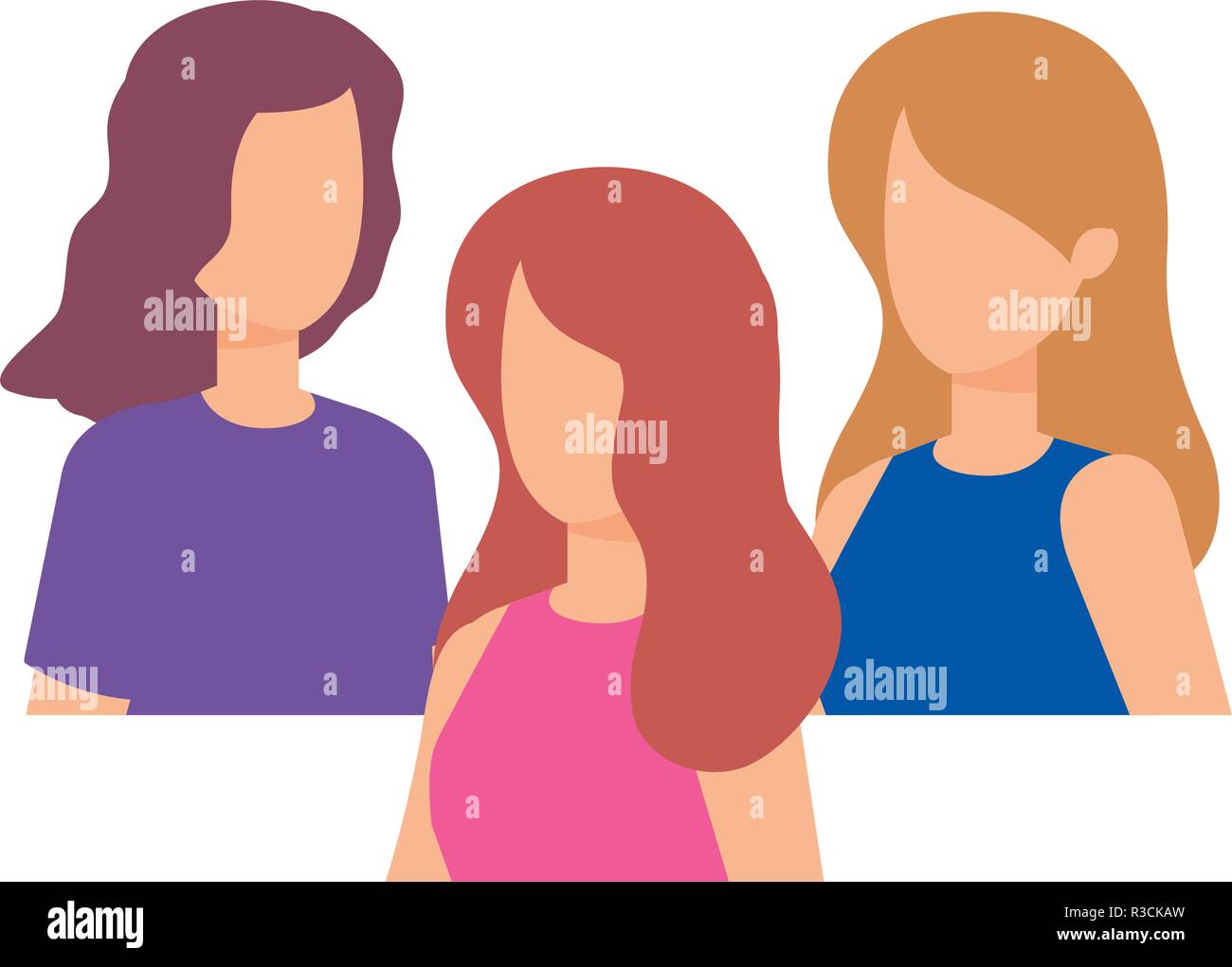 group of women characters Stock Vector Image & Art - Alamy