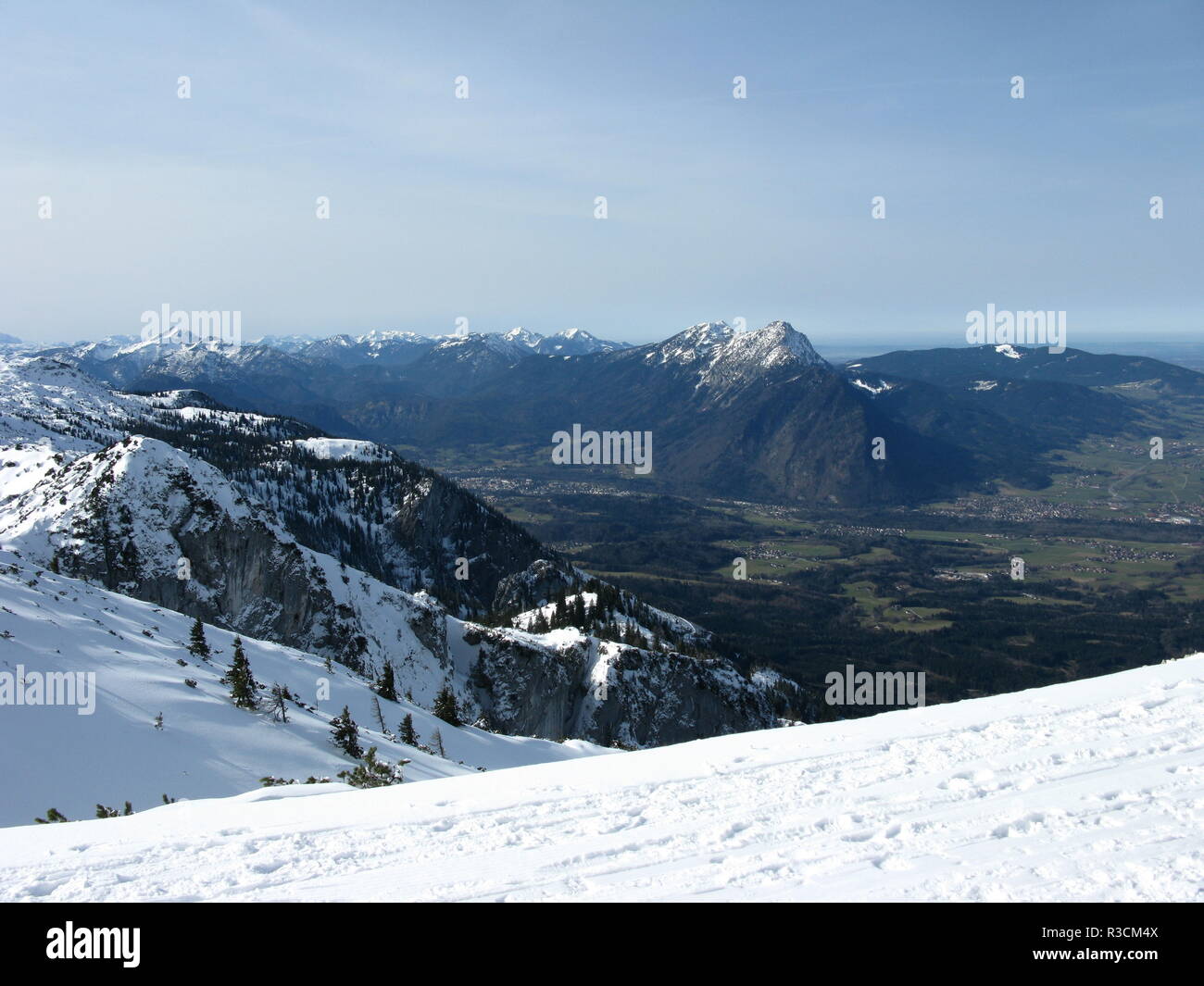 winter in the alps Stock Photo - Alamy