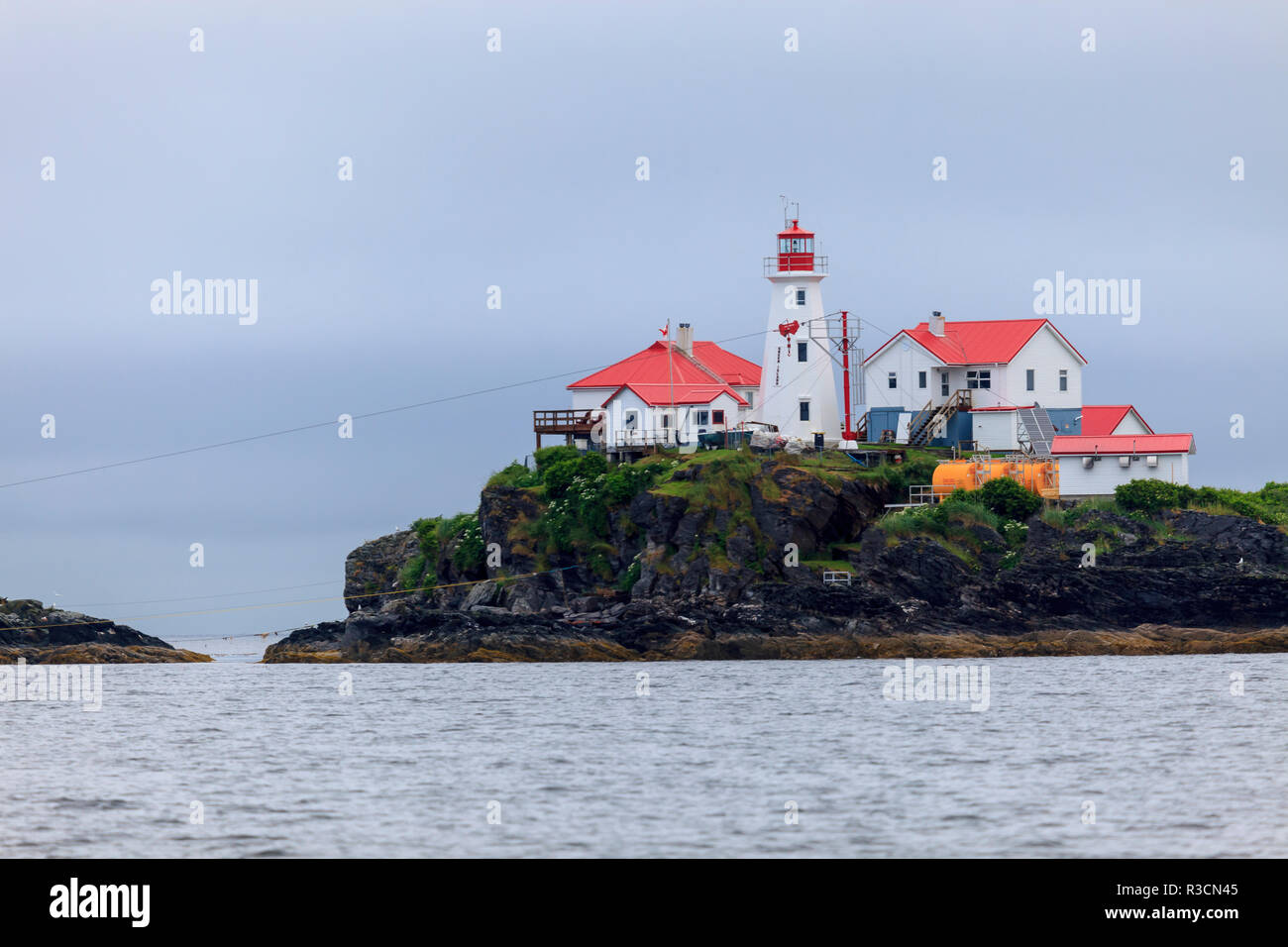 Green Island Lighthouse, near Prince Rupert, Inside Passage, Northern ...