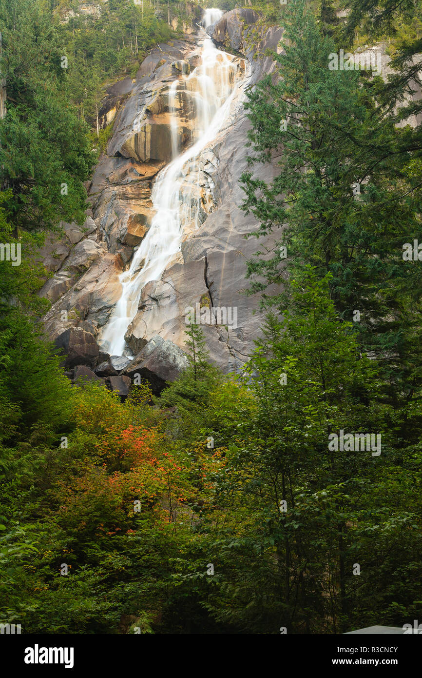 Shannon Falls Provincial Park near Squamish, British Columbia, Canada ...