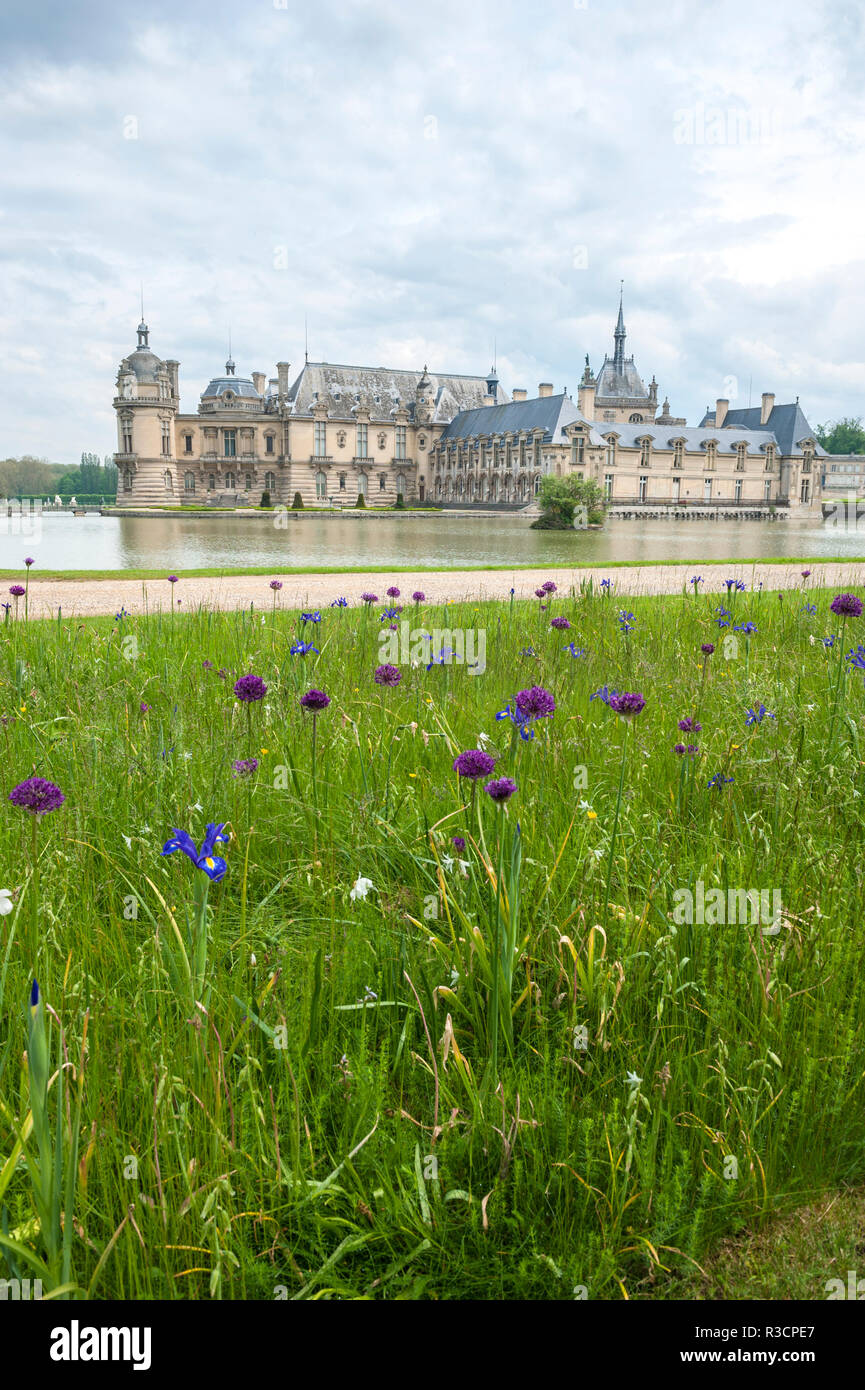 Chateau de Chantilly, Chantilly, France Stock Photo - Alamy