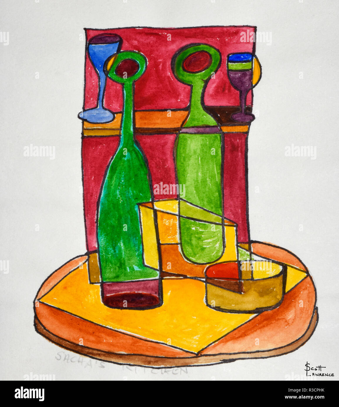 Cubist still life hi-res stock photography and images - Alamy