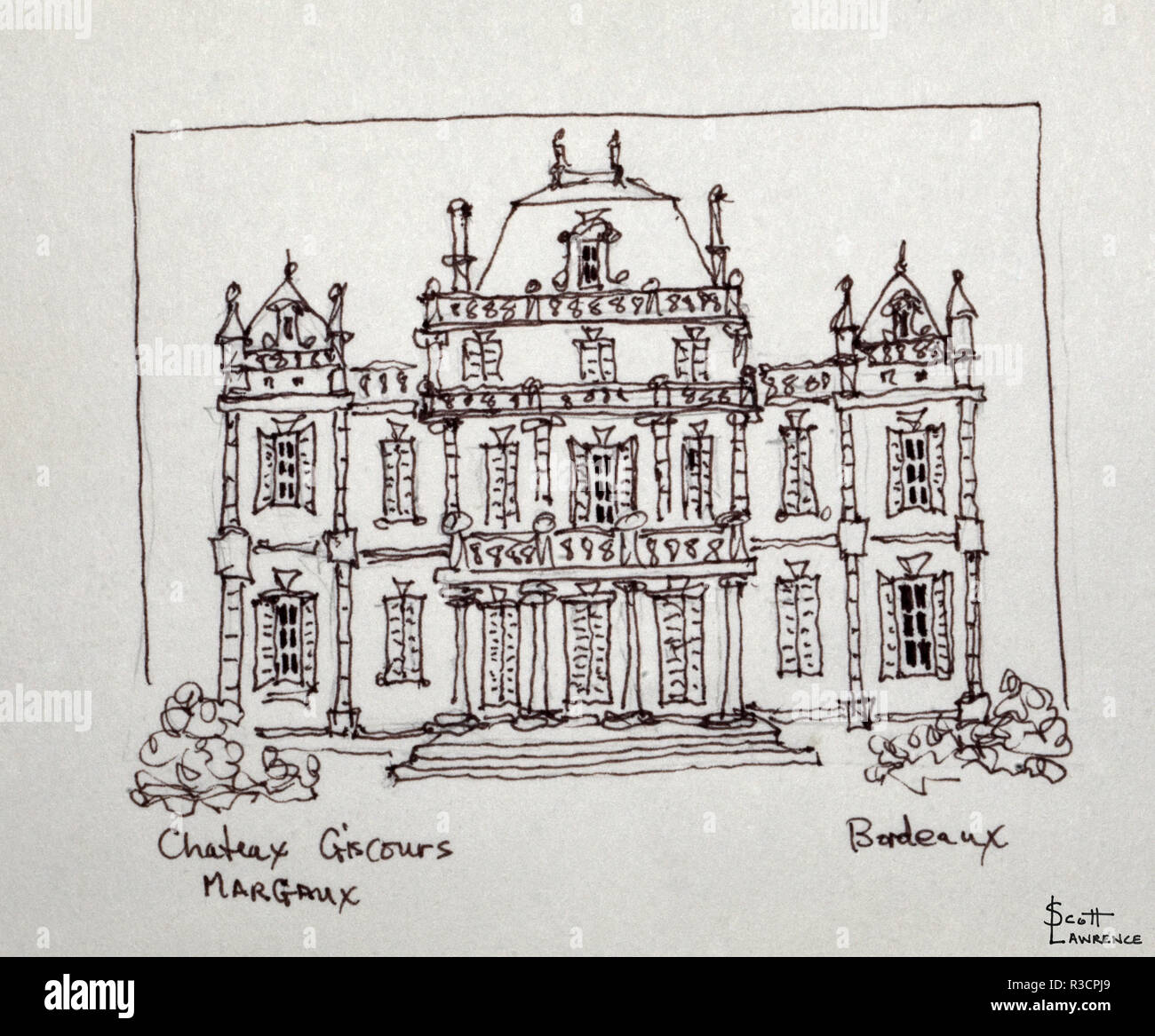 Chateau Drawing Stock Photos & Chateau Drawing Stock Images - Alamy