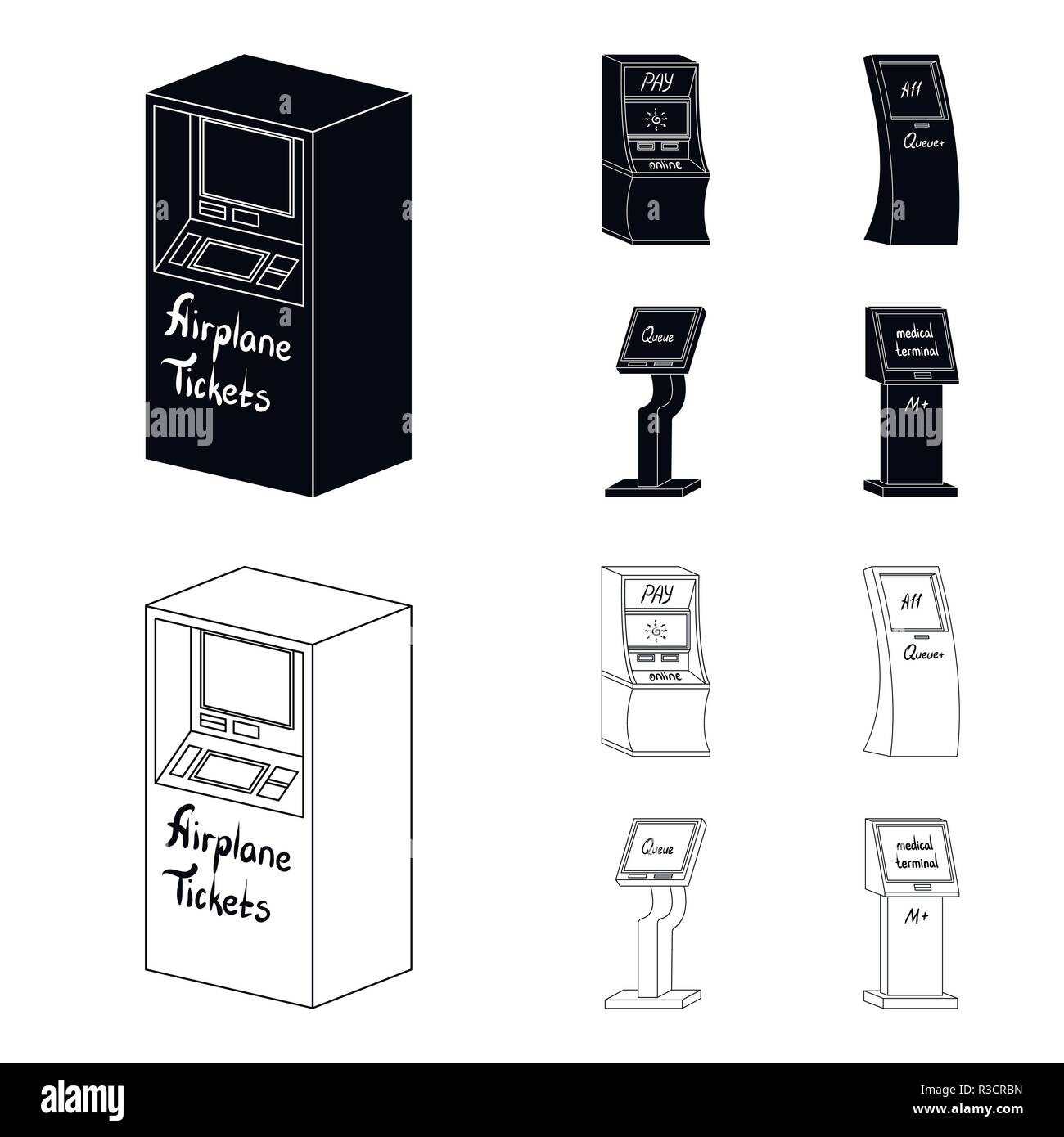 Medical terminal, ATM for payment,apparatus for queue,. Terminals set ...