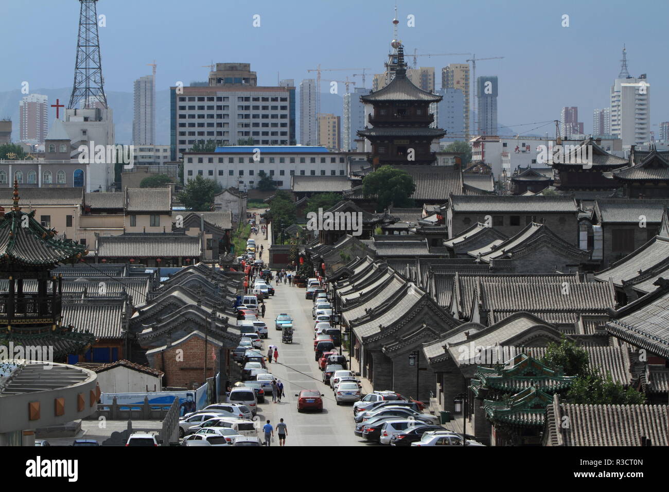 the datong city in china Stock Photo - Alamy