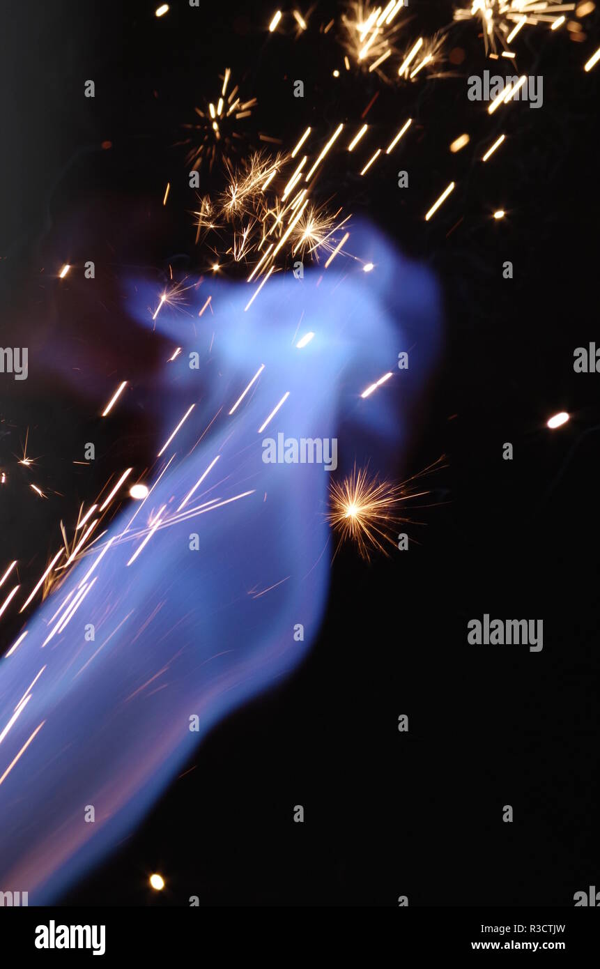 Fire firework torch hi-res stock photography and images - Alamy
