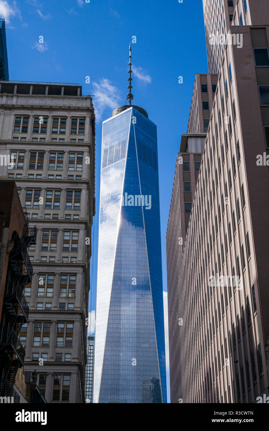 USA, New York City, Lower Manhattan, Freedom Tower Stock Photo - Alamy