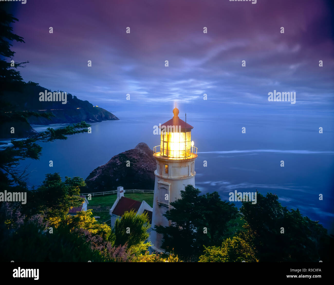 Heceta Head Lighthouse, Oregon Coast, Oregon, USA Stock Photo - Alamy