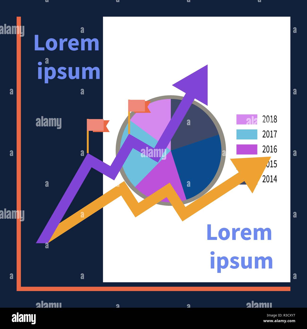 Zigzag chart hi-res stock photography and images - Alamy