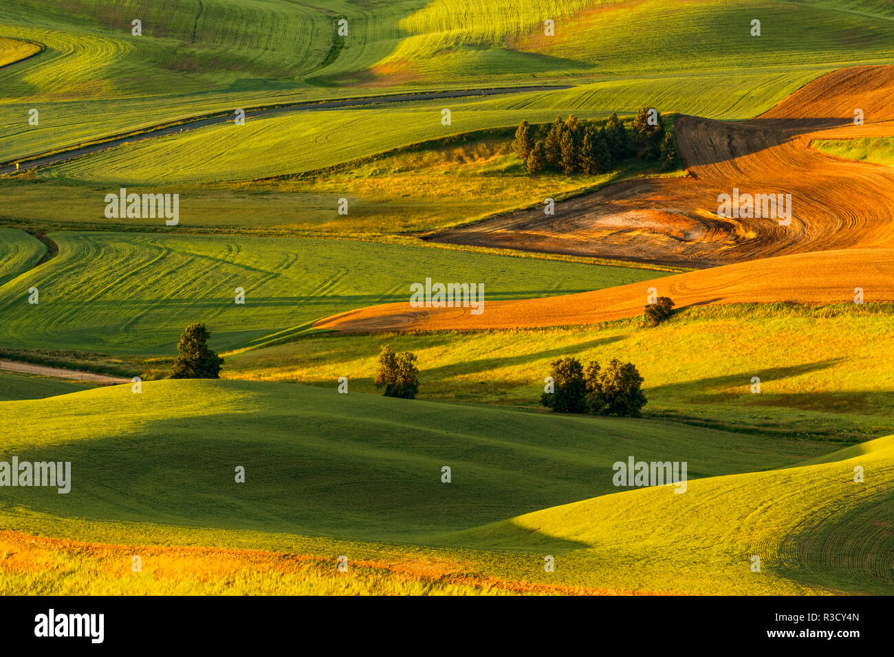Palouse aerial hi-res stock photography and images - Alamy