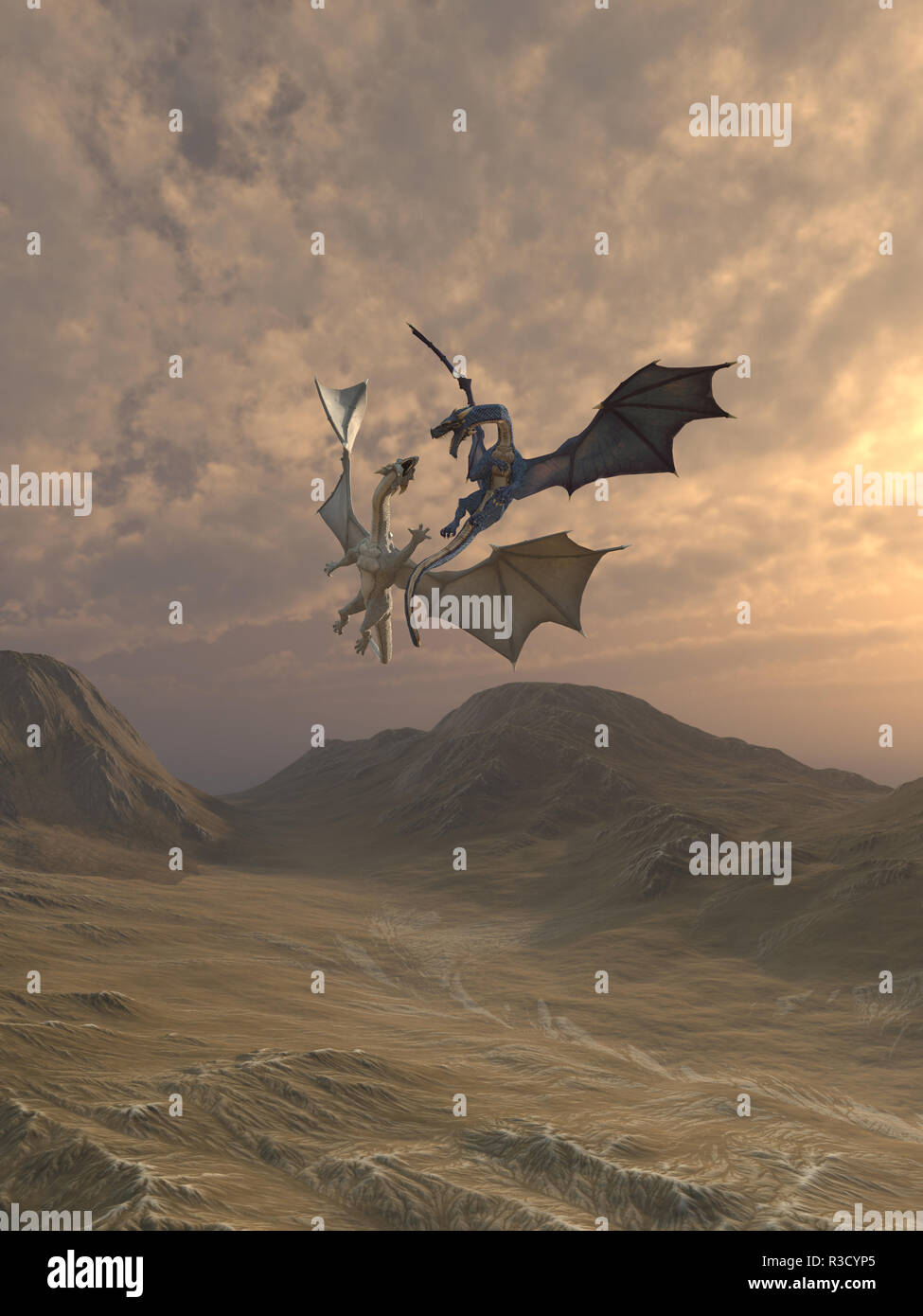 Fighting dragons hi-res stock photography and images - Alamy