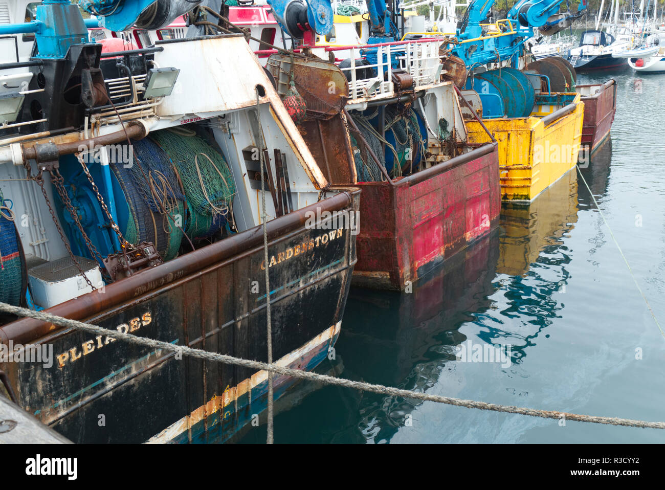 Scottish fishing trawlers hi-res stock photography and images - Alamy