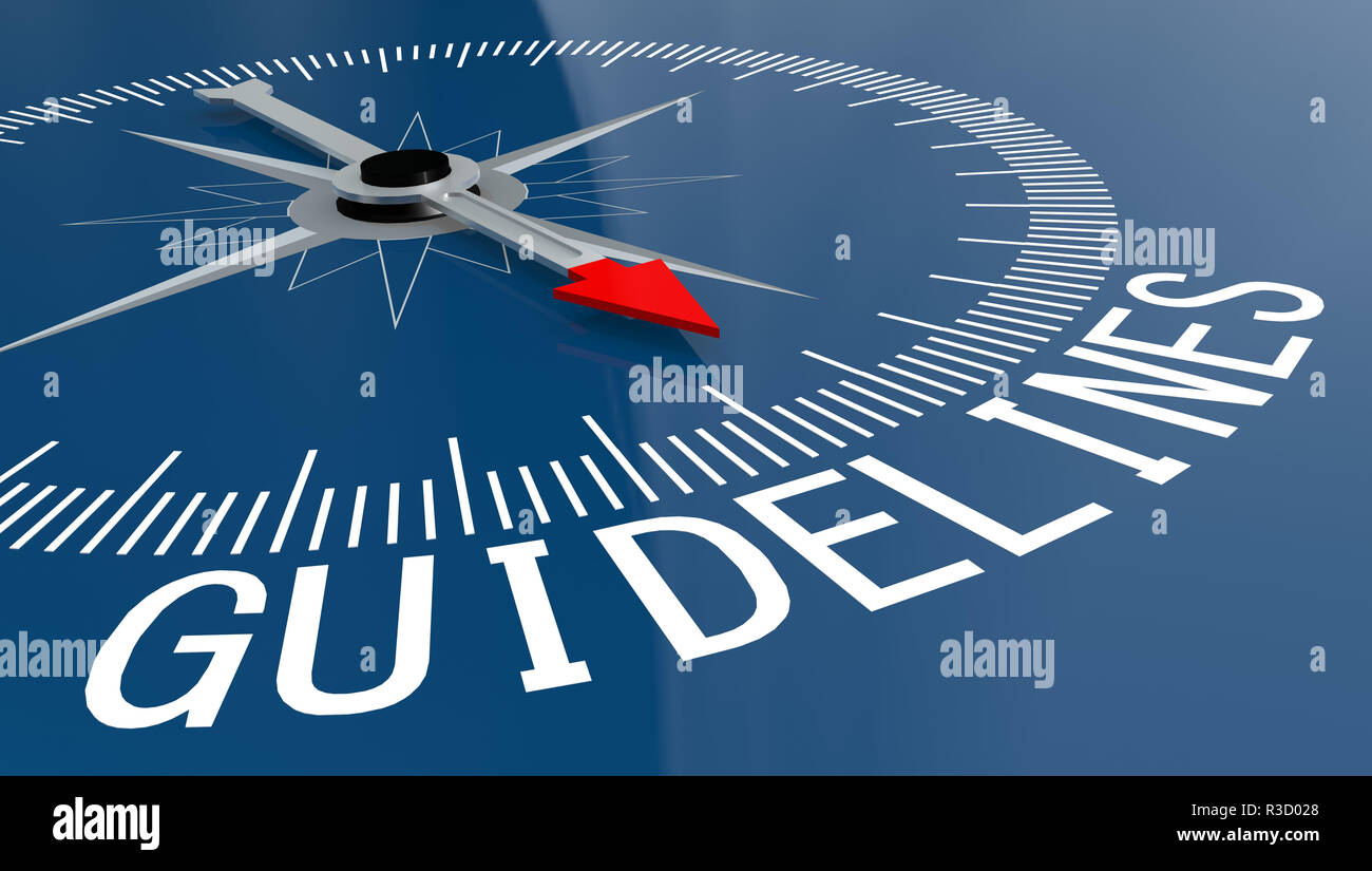 Blue compass with guidelines word, 3D rendering Stock Photo - Alamy