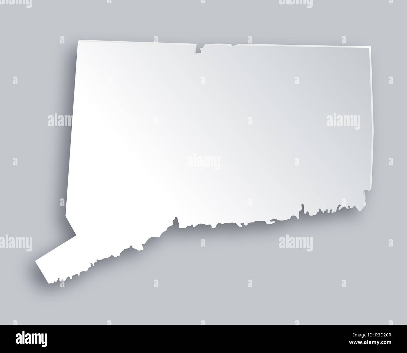 map of connecticut Stock Photo - Alamy