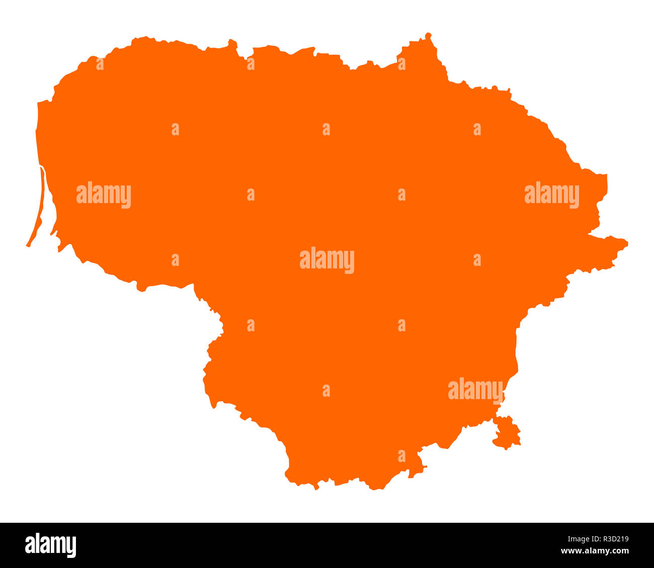 Lithuania map graphic hi-res stock photography and images - Alamy