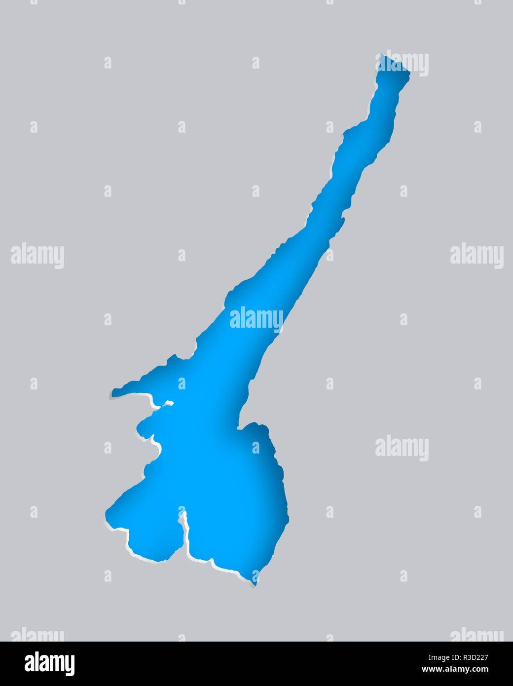 map of lake garda Stock Photo - Alamy