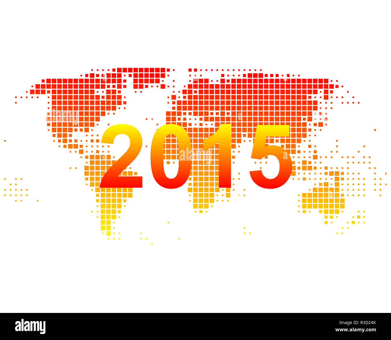 Squares world map illustration world hi-res stock photography and ...