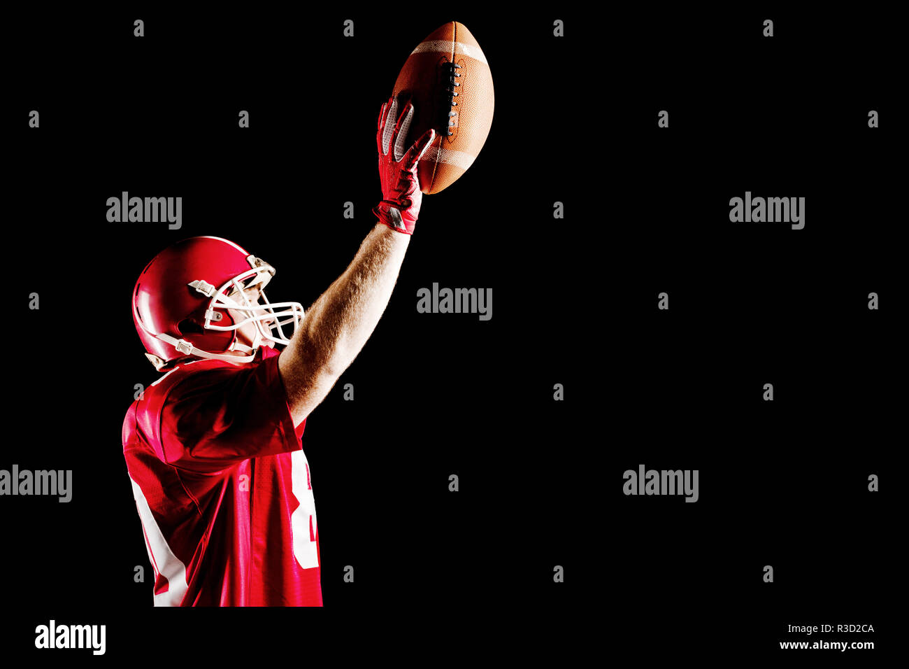 Football arm up hi-res stock photography and images - Alamy