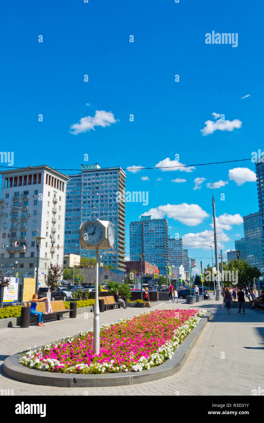 Ploshchad' Svobodnoy Rossii, Novy Arbat, Moscow, Russia Stock Photo - Alamy