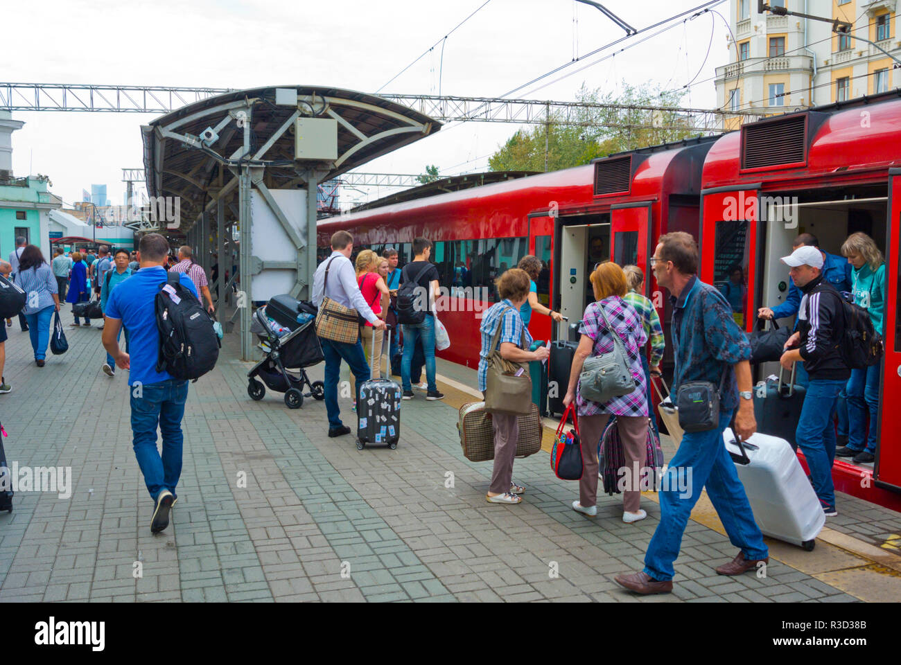 Train Coming Off Of The People