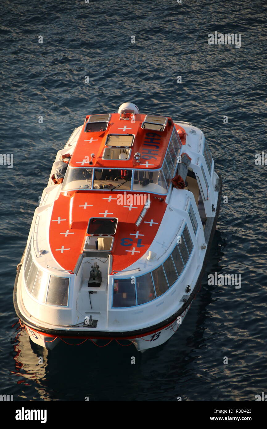 Marella Explorer tender boat Stock Photo - Alamy