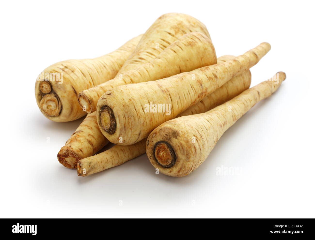 Parsnips white background hi-res stock photography and images - Alamy