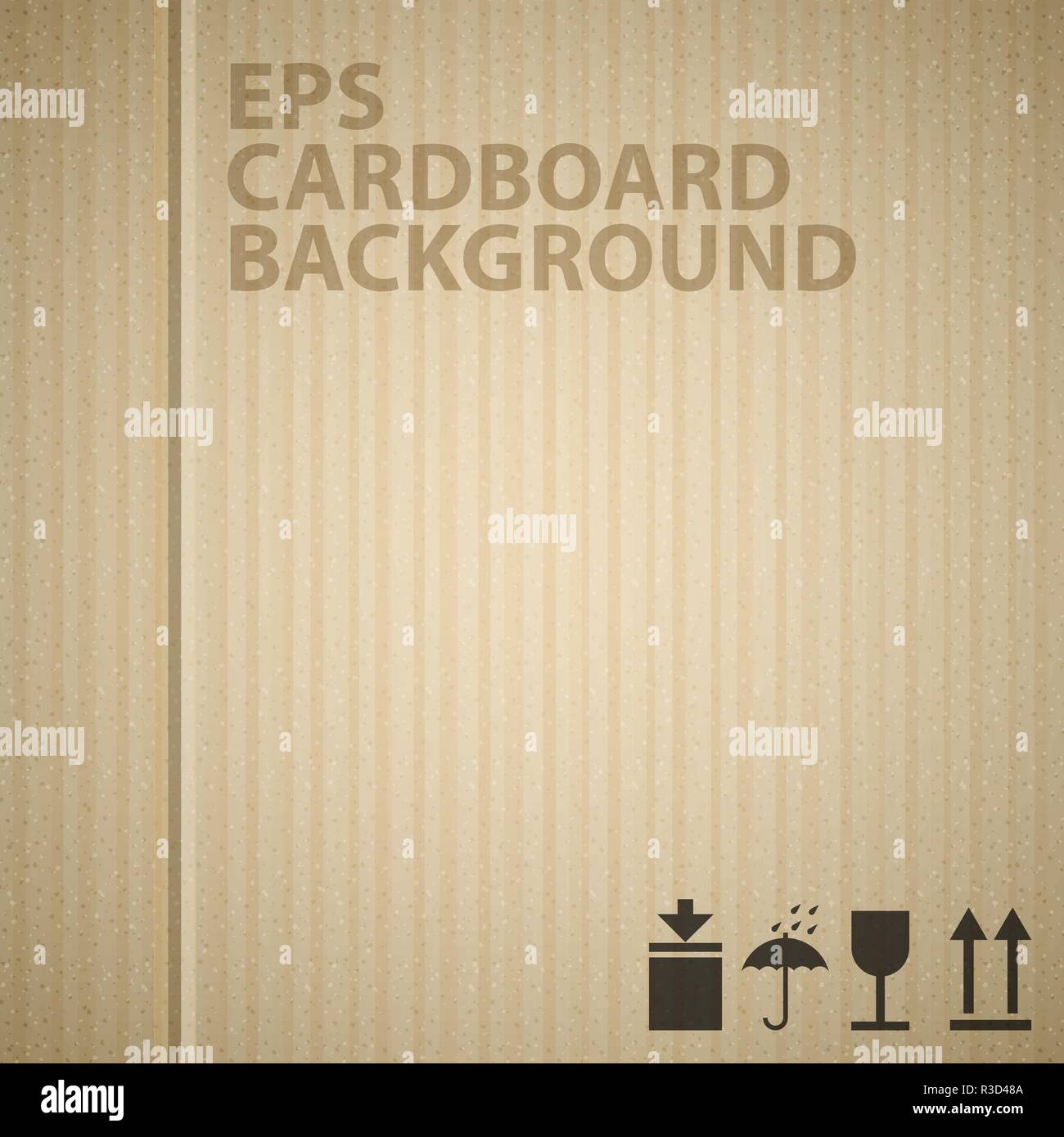 Vector cardboard background texture with pictograms Stock Vector Image ...