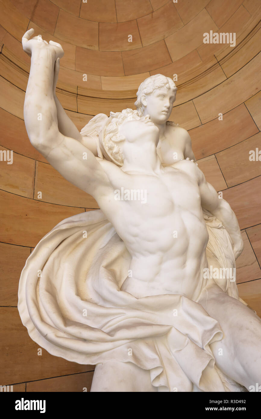 Berlin Germany - Statue inside the Alte Nationalgalerie museum Stock ...