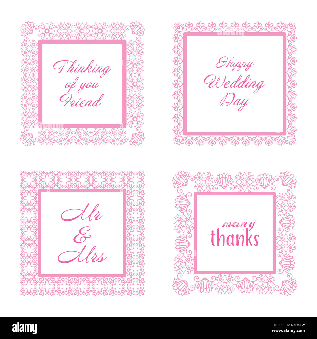 Elegant Lace Border Frames laser cut Picture Frames Art scrapbook ...