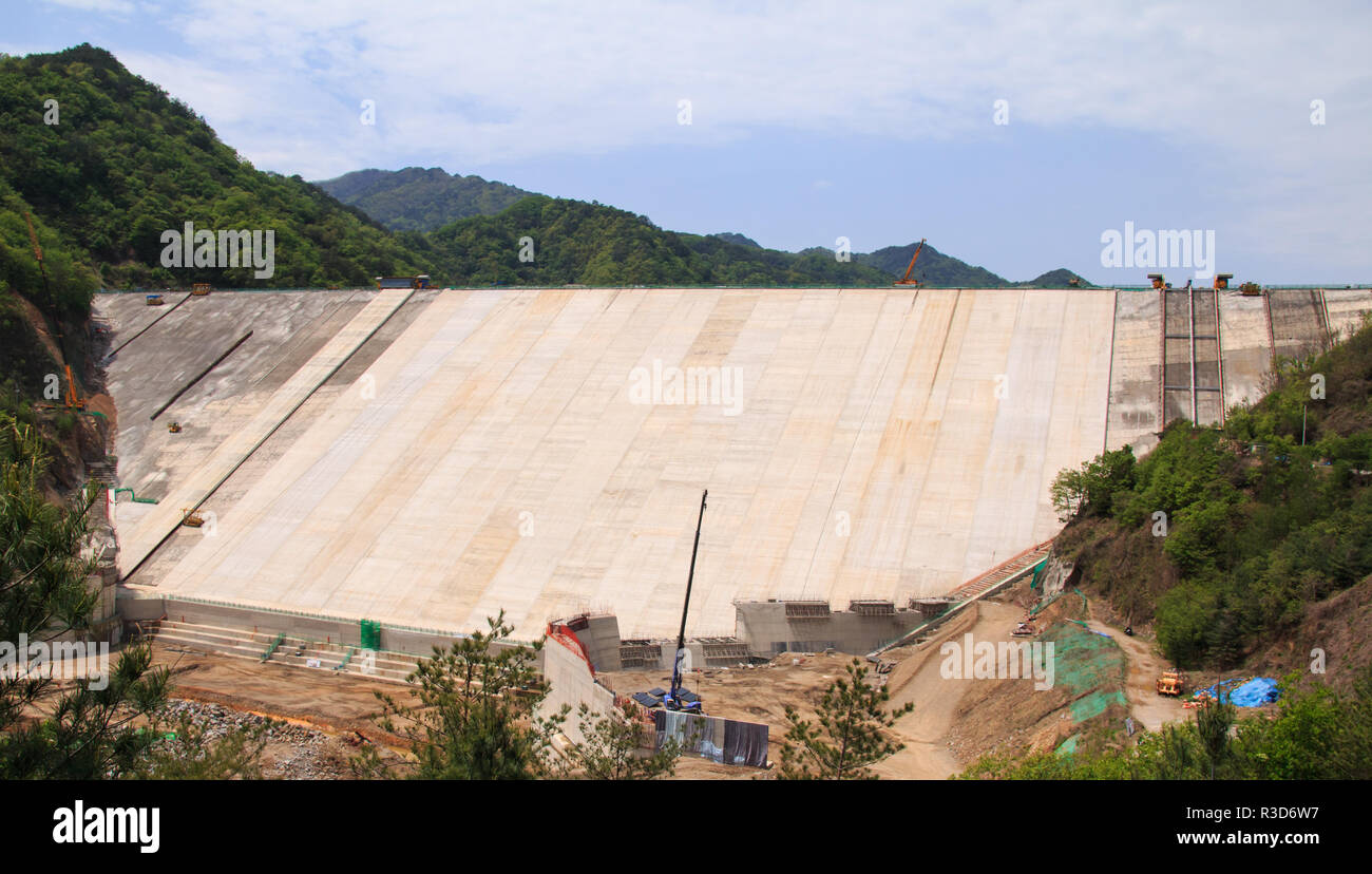 Peace Dam(another name Pyeonghwa Dam in Hwacheon-gun, Gangwon-do, Korea ...