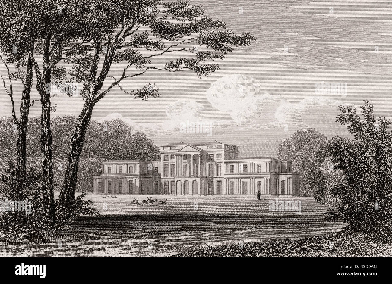 The Haining, a country house and estate in Selkirk in the Scottish ...