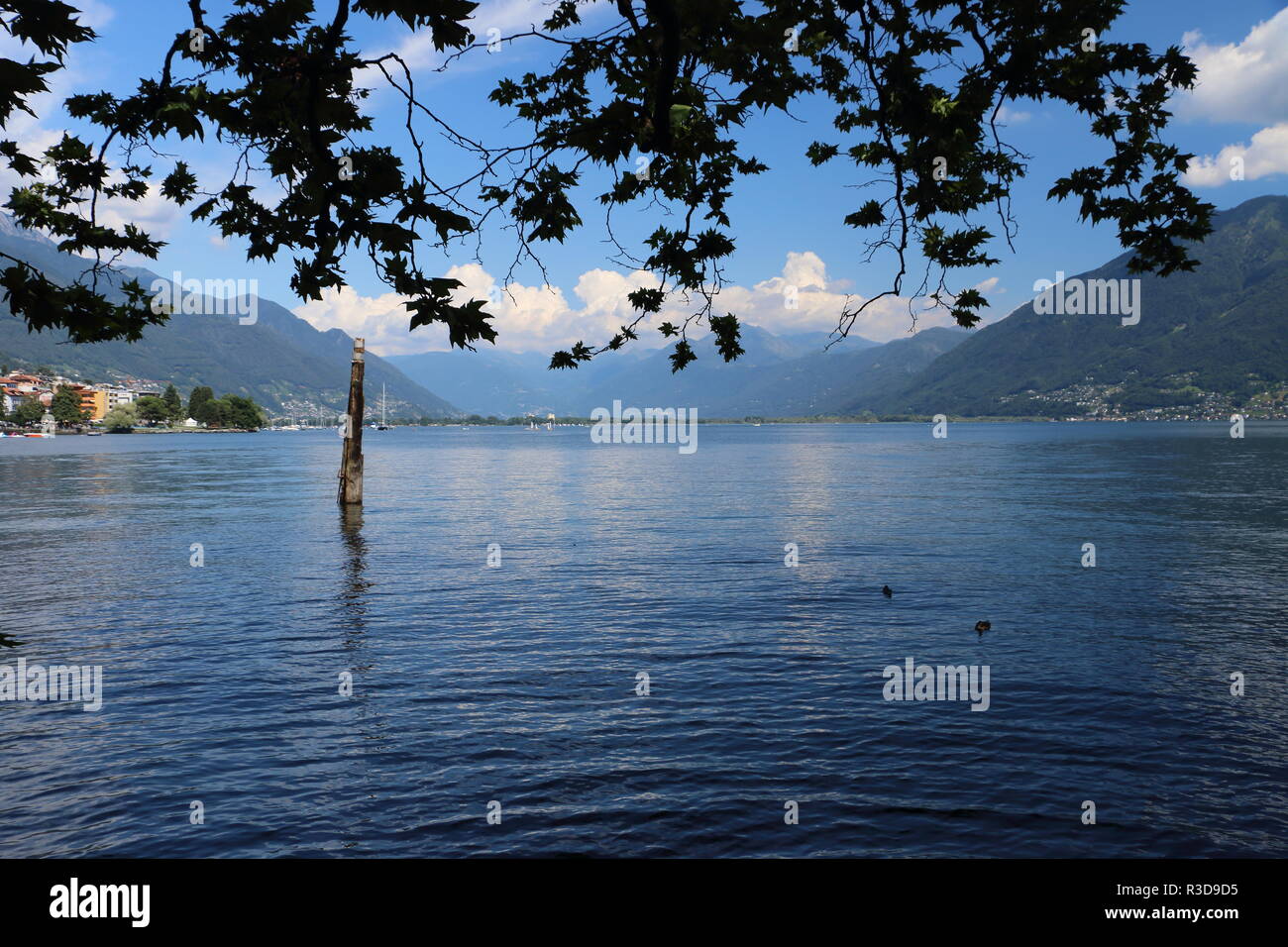 Locarno in Switzerland at lake lago Maggiore Stock Photo - Alamy