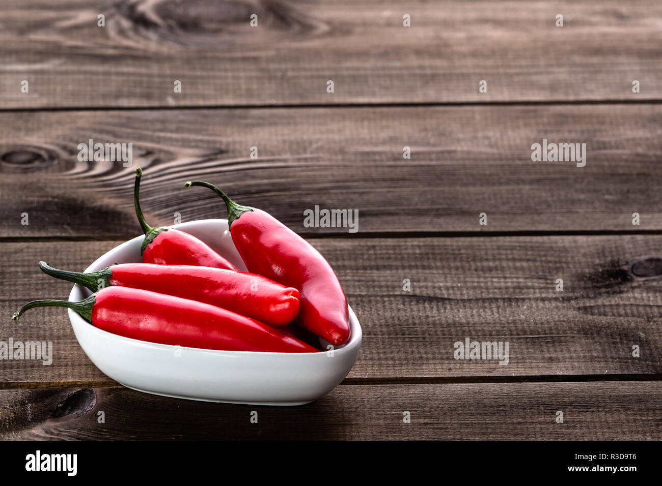 Red hot chili pepper or spicy chilli cayenne pepper, spice from mexican ...