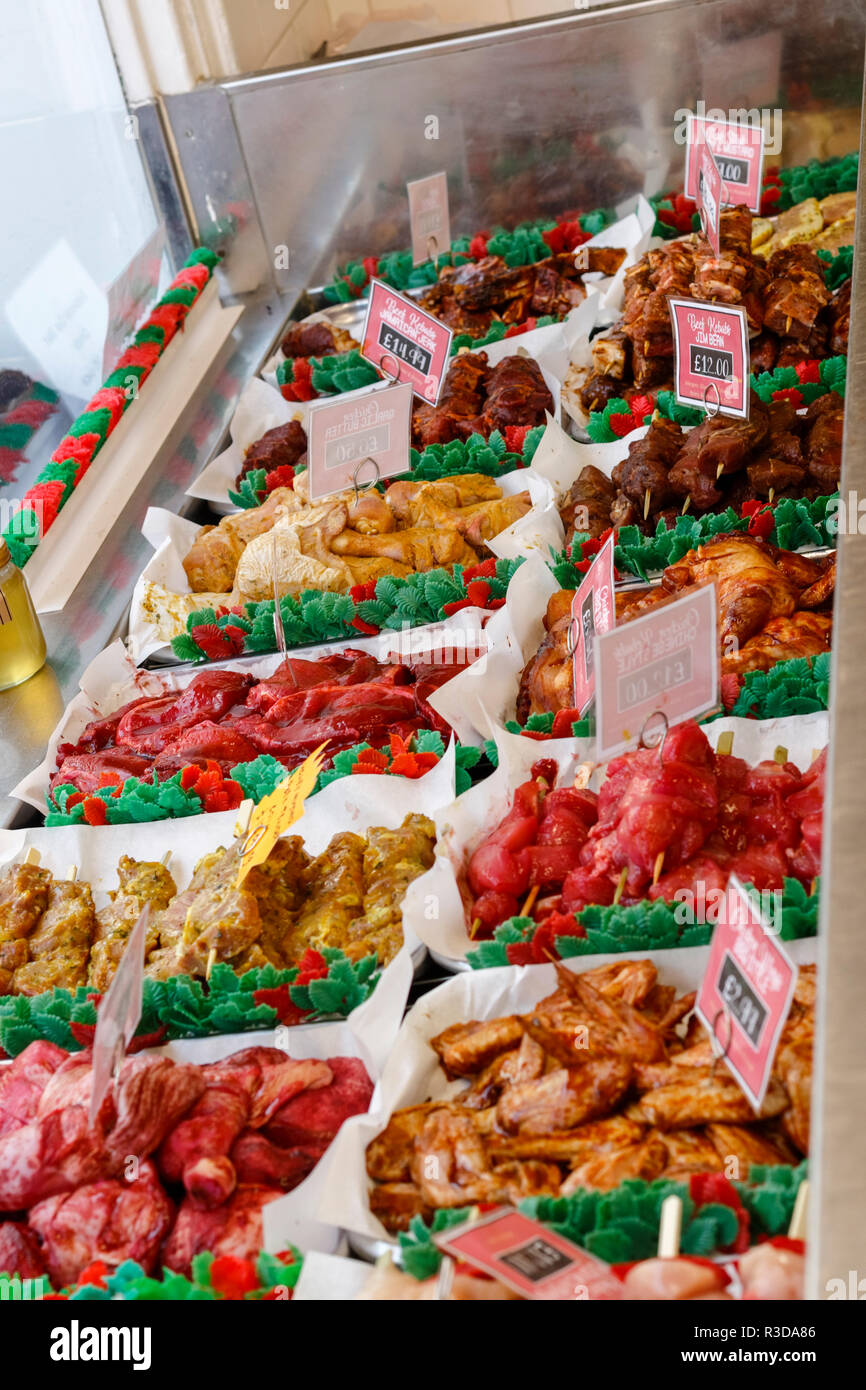 Butchers shop window hi-res stock photography and images - Alamy