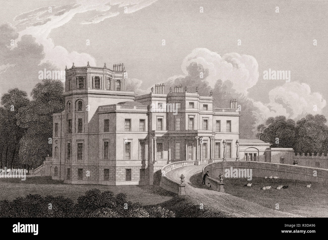 Dunglass Castle, West Dunbartonshire, 19th century, from Modern Athens ...