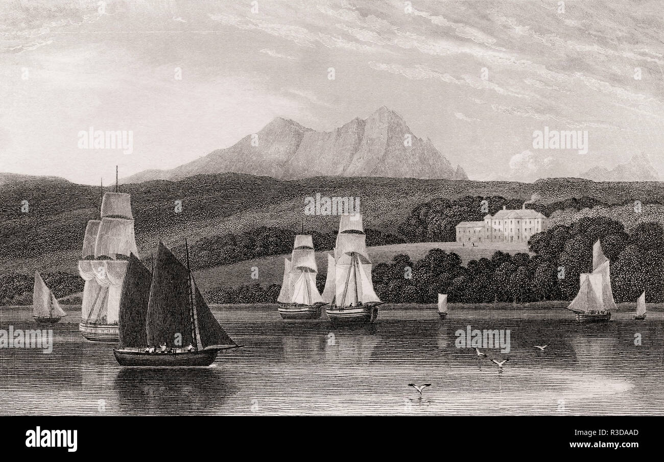 Mount Stuart House, Isle of Bute, 19th century, from Modern Athens by ...