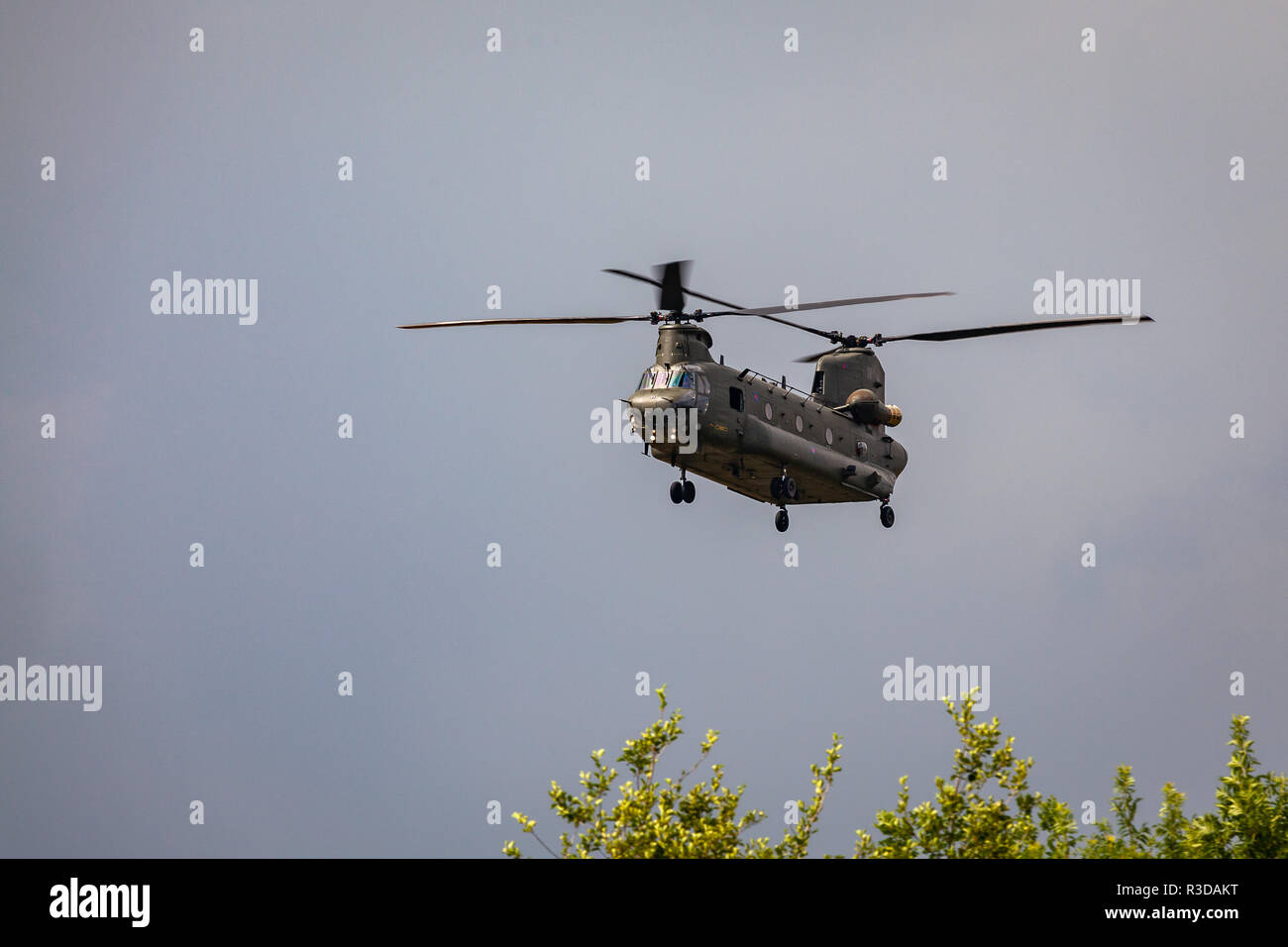 RAF Boeing Chinook display at RIAT Fairford 2018 Stock Photo - Alamy