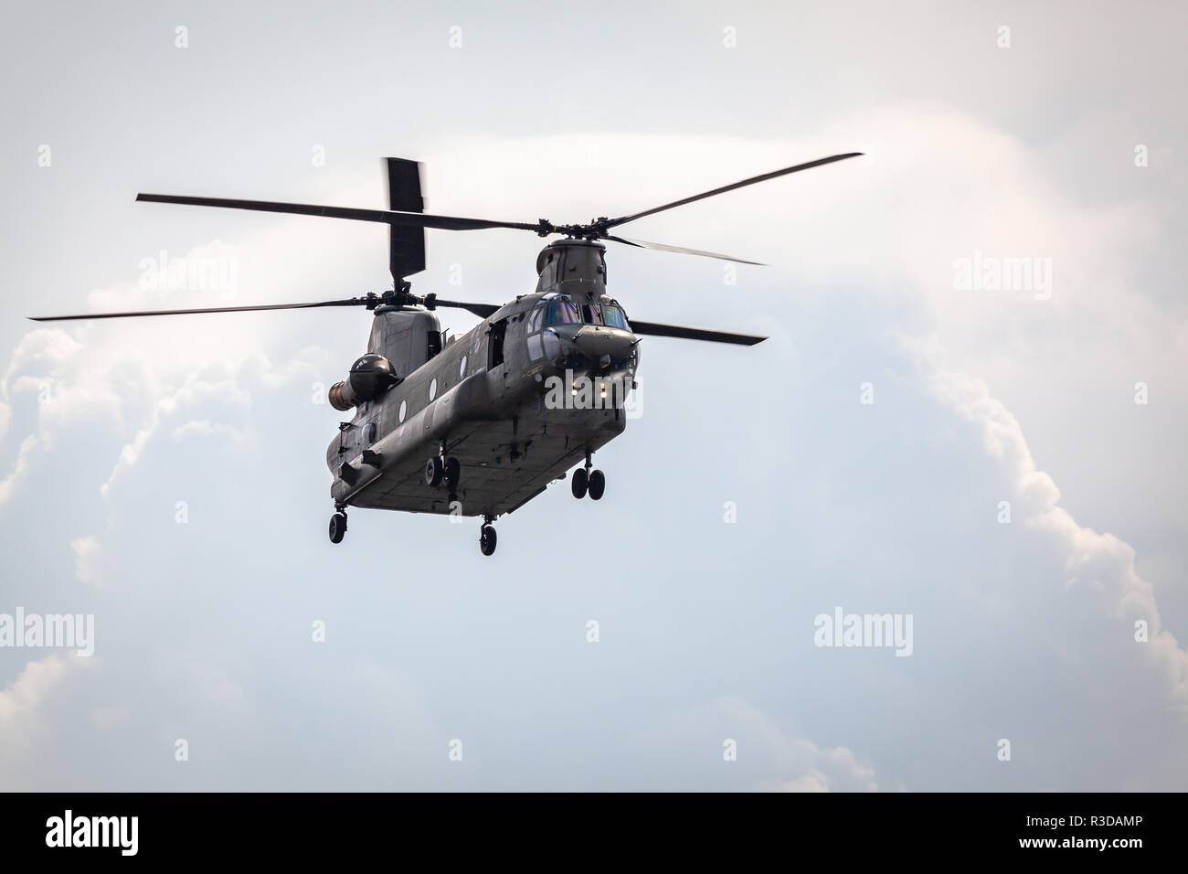 RAF Boeing Chinook display at RIAT Fairford 2018 Stock Photo - Alamy