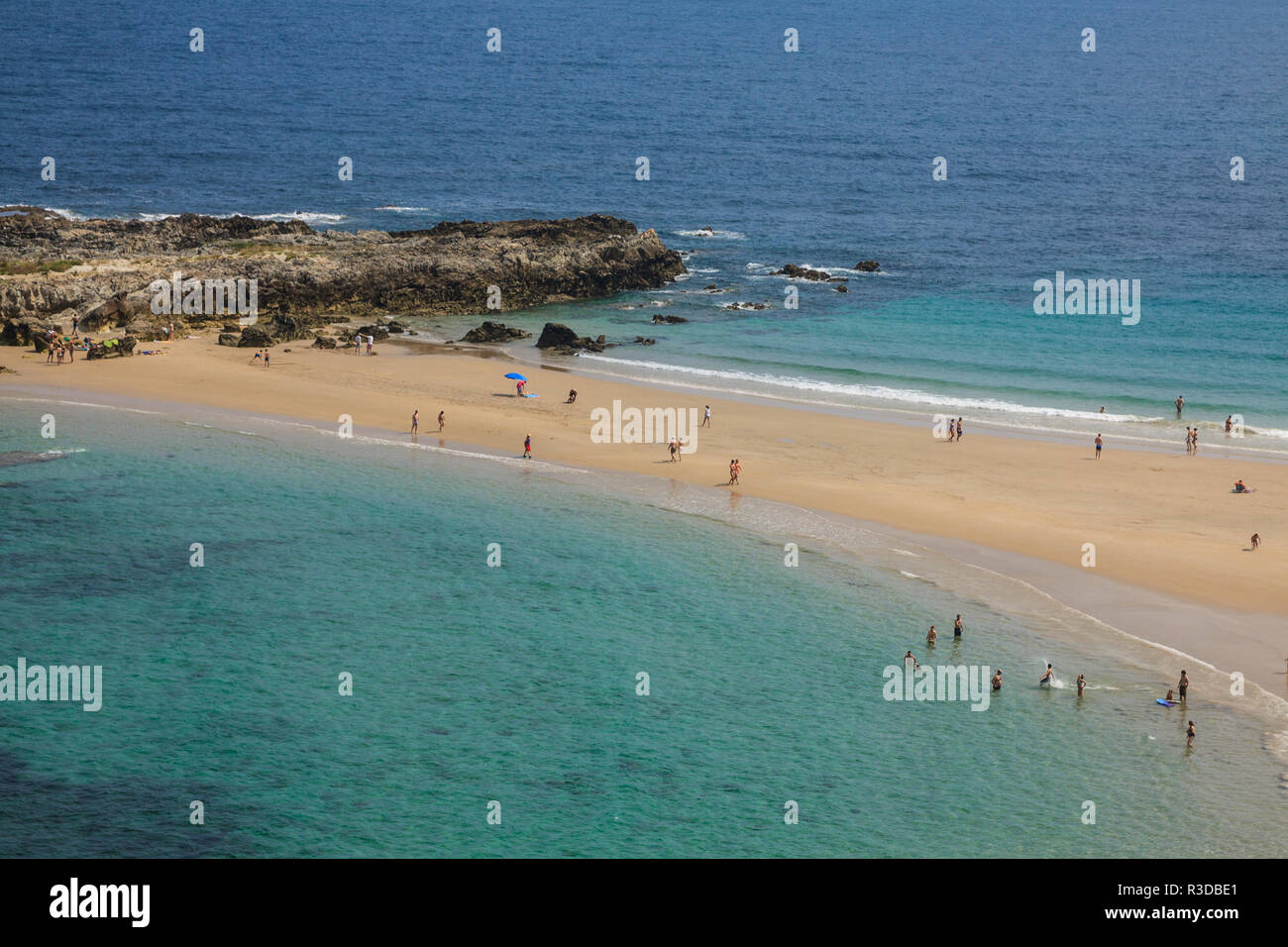 beach of pechon,cantabria,spain Stock Photo - Alamy