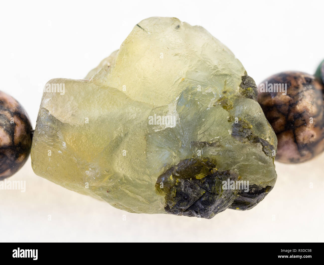 macro photography of natural mineral from geological collection - raw ...
