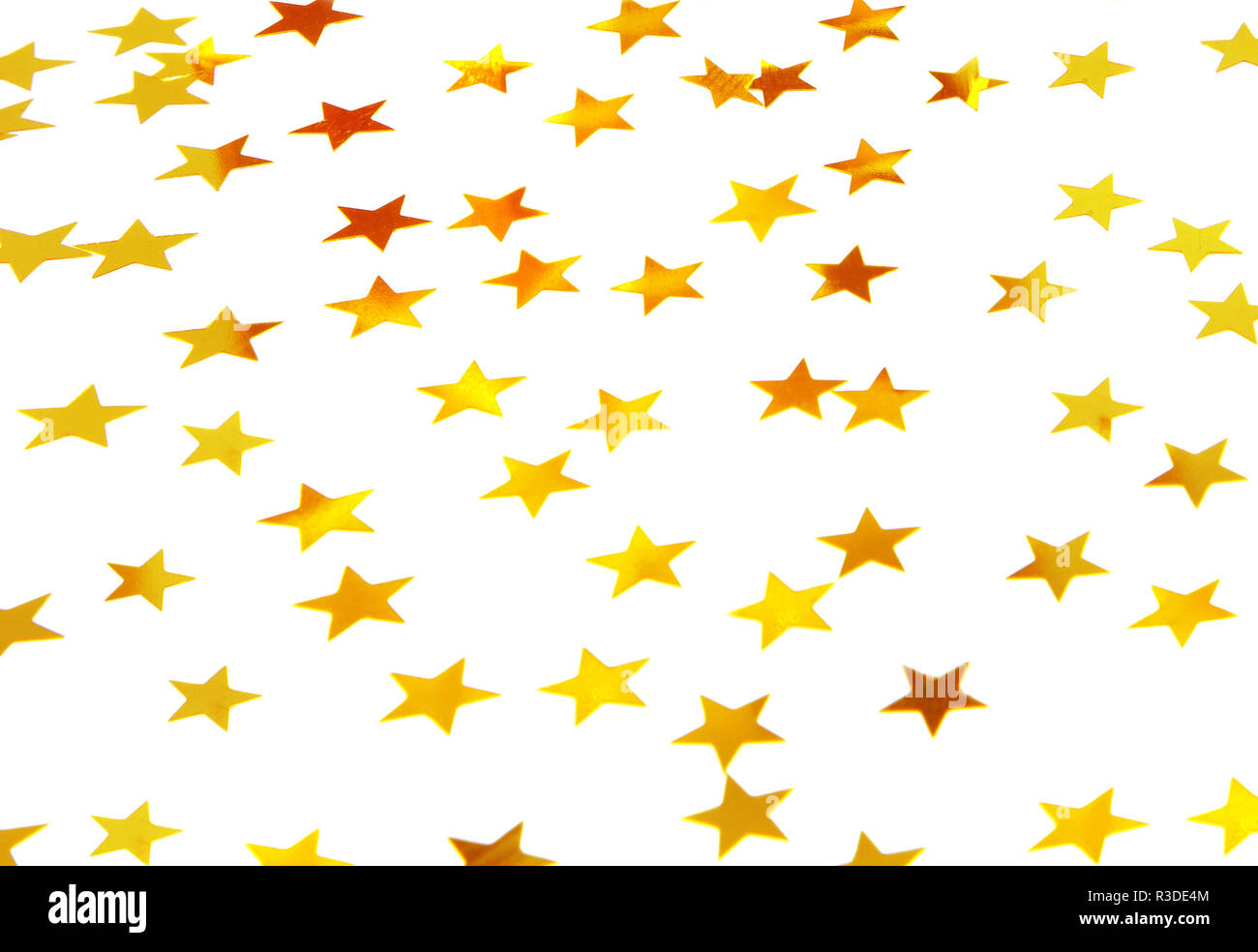 Shiny gold star small stars hi-res stock photography and images - Alamy