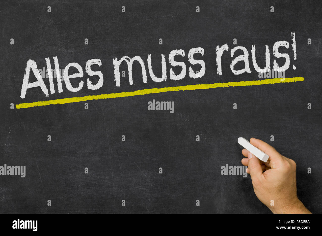 Alles muss raus hi-res stock photography and images - Alamy